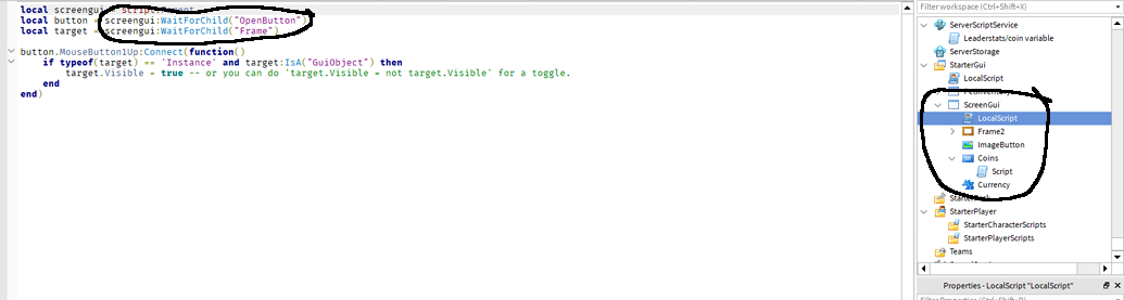 When Touching Gui It Should Add Plus 1 Not Working Scripting Support