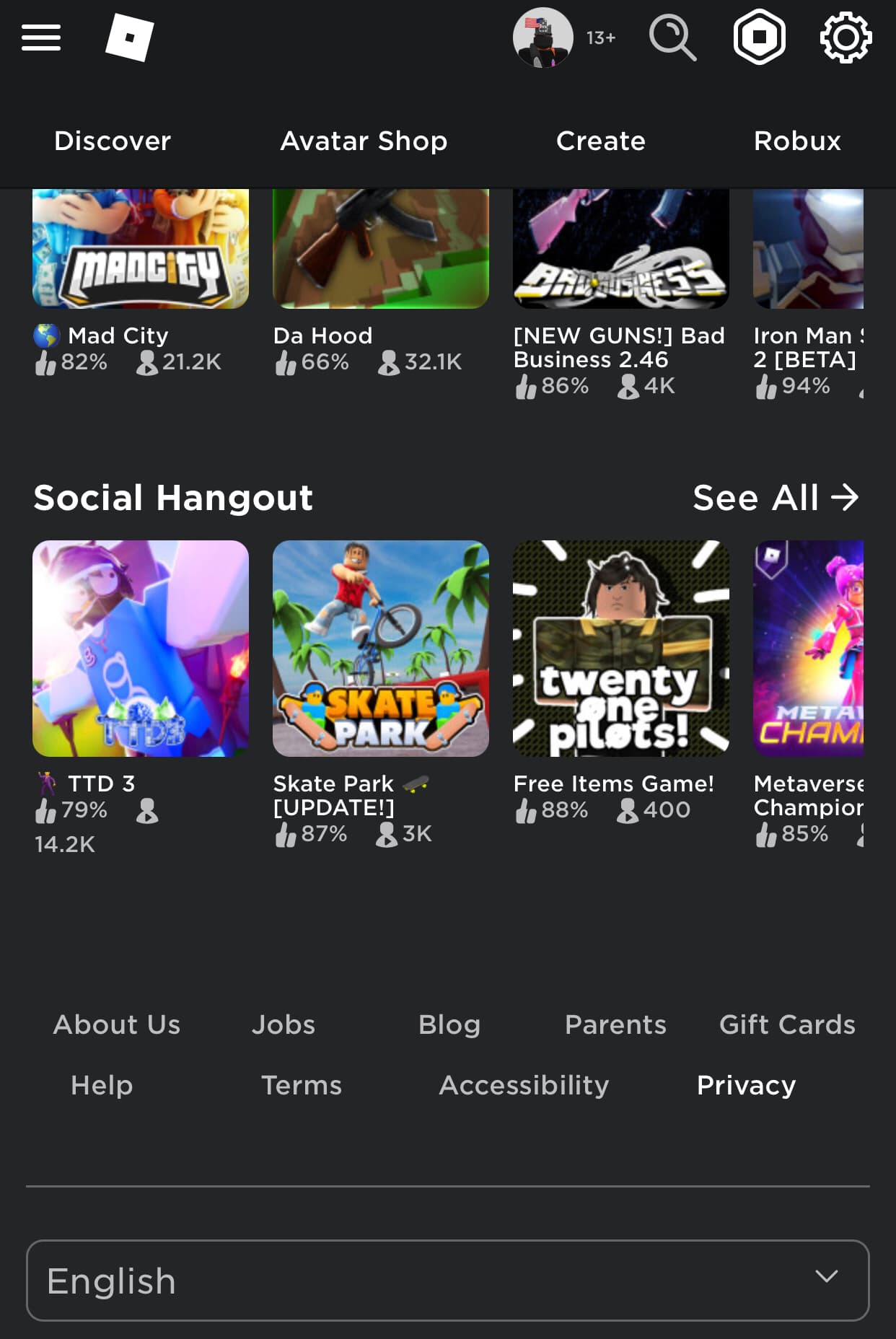 Customizable Home Page - Website Features - Developer Forum | Roblox