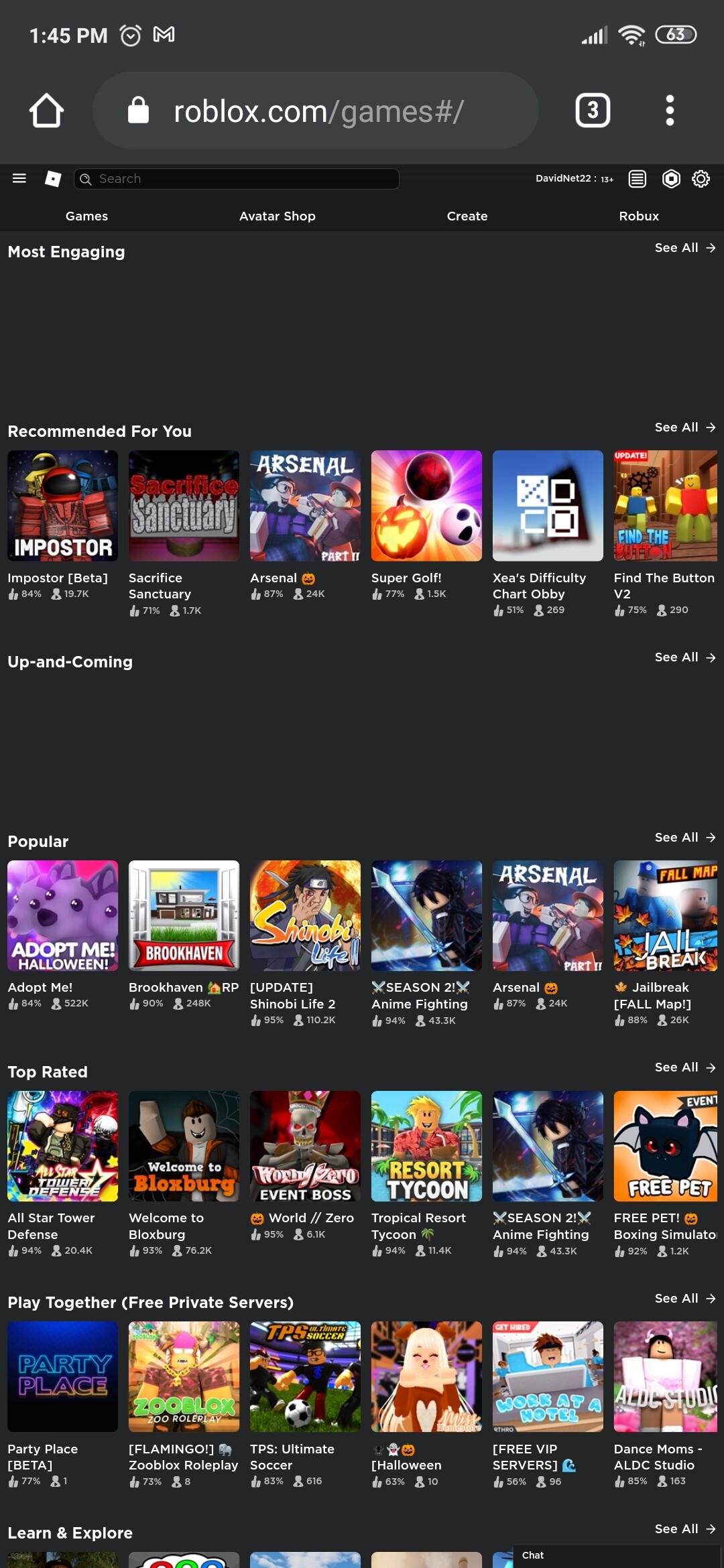 Games not loading, ads showing where games should be - Website Bugs ...