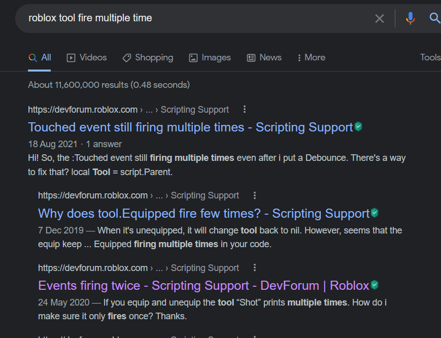 Raycast fires multiple times every time a tool is equipped and unequipped - Scripting Support ...