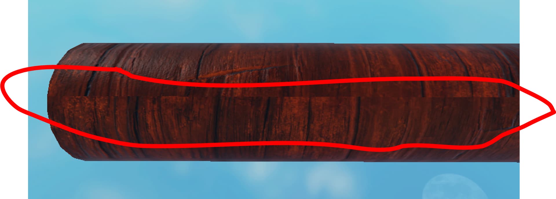 How can I make a non-mesh part ( basic part ) look clean with a texture ...