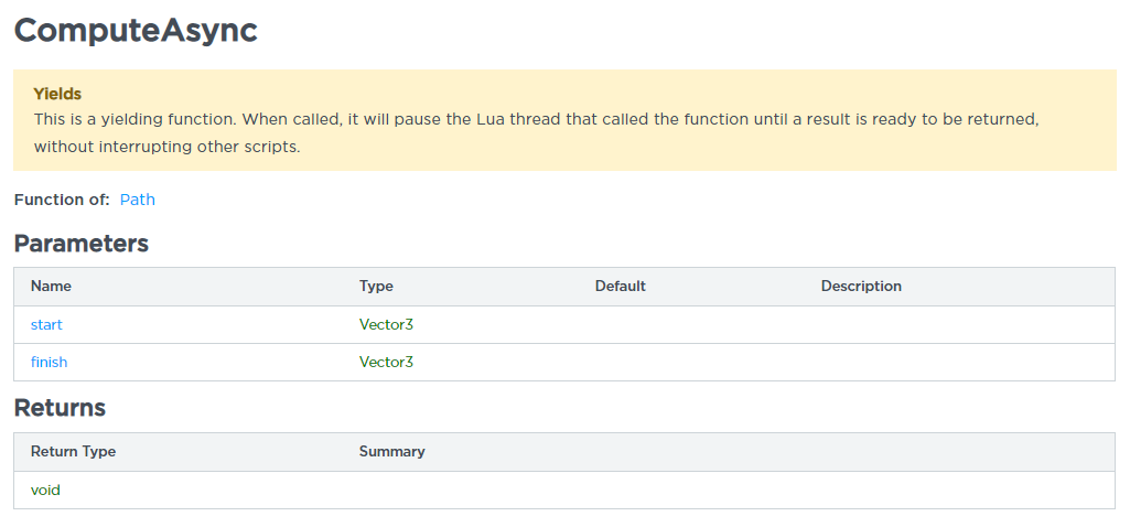 Pathcomputeasyncstatus Nil Scripting Support Developer Forum Roblox