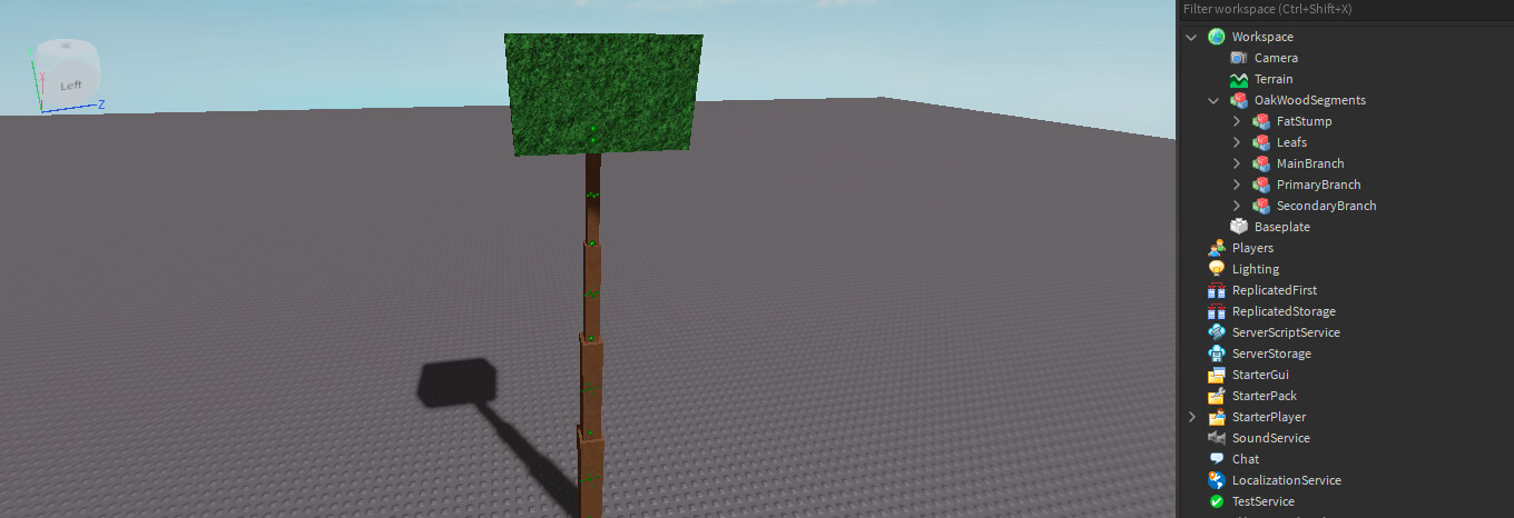 Creating trees by aligning part presets randomly - Scripting Support ...