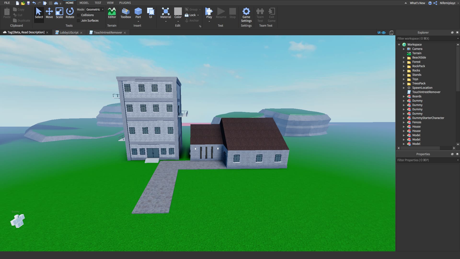 How can i make the house building style somewhat similar to the ...