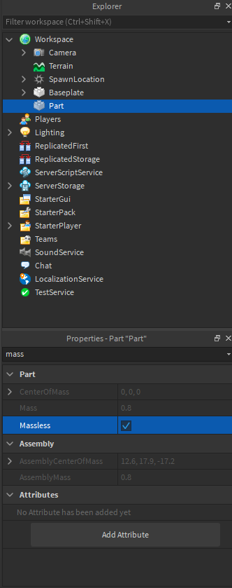Can I change the weight of a part? - Building Support - Developer Forum ...