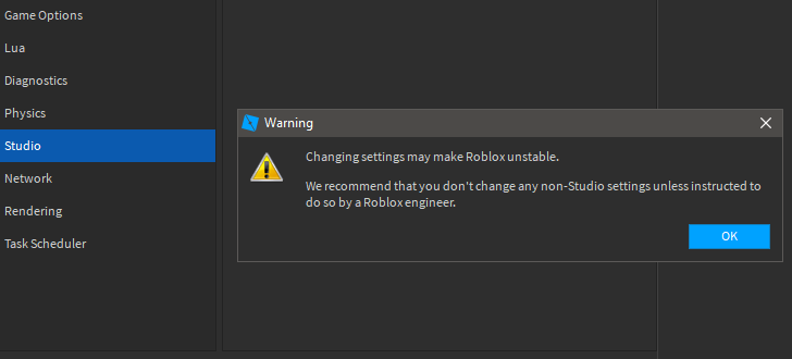 Usage of DisplayPort causes Roblox Studio to malfunction for this setup ...