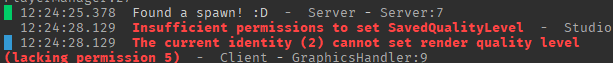 Disabling Ingame Animations For Client Scripting Support Developer