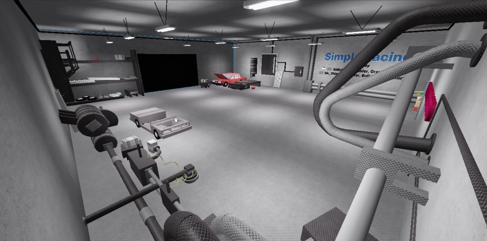 Simple garage lobby for my racing game, FEEDBACK WANTED! - Creations ...