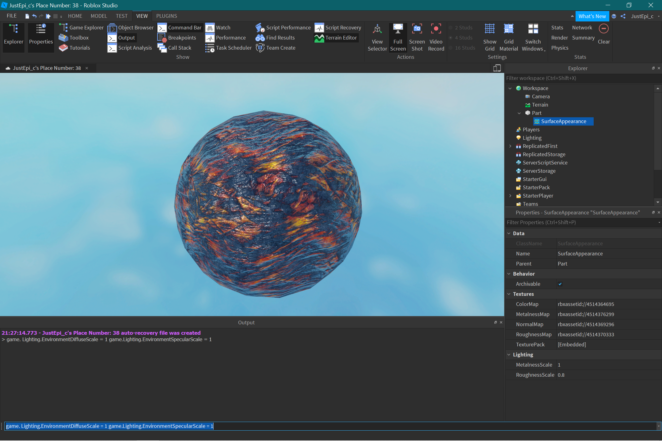How to make realistic gold ore? - Building Support - Developer Forum ...