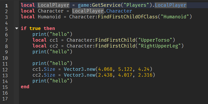 Why It Said Attempt To Index Nil With Size Scripting Support