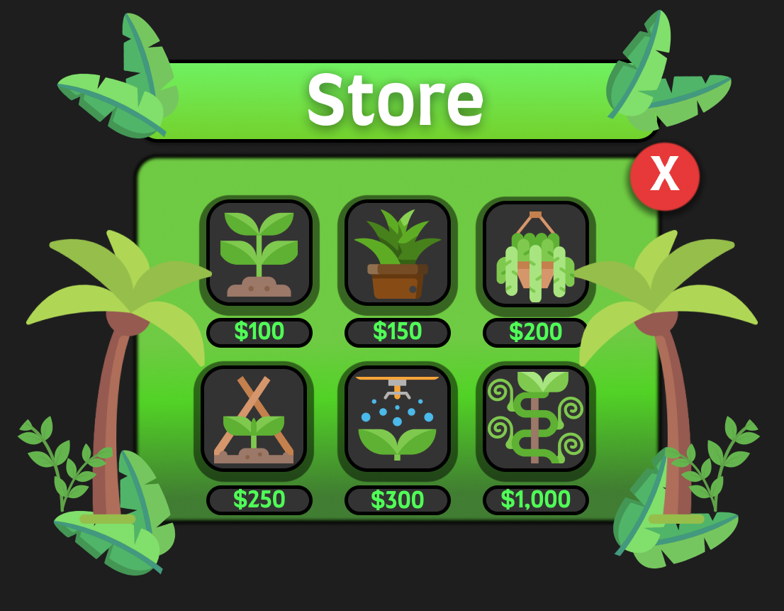 Plant Shop User Interface - Creations Feedback - Developer Forum | Roblox