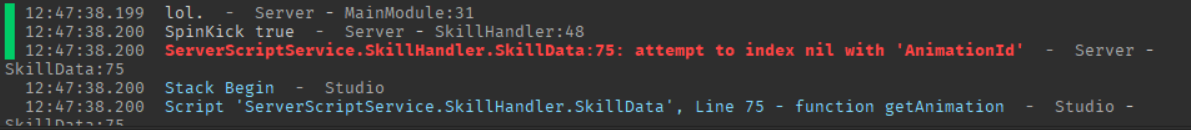 How would I play an animation based off whatever Skill I press ...