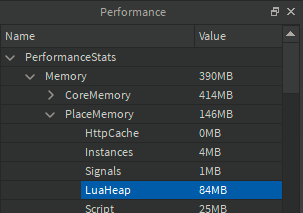 Memory Usage: String vs Table - Scripting Support - Developer Forum ...