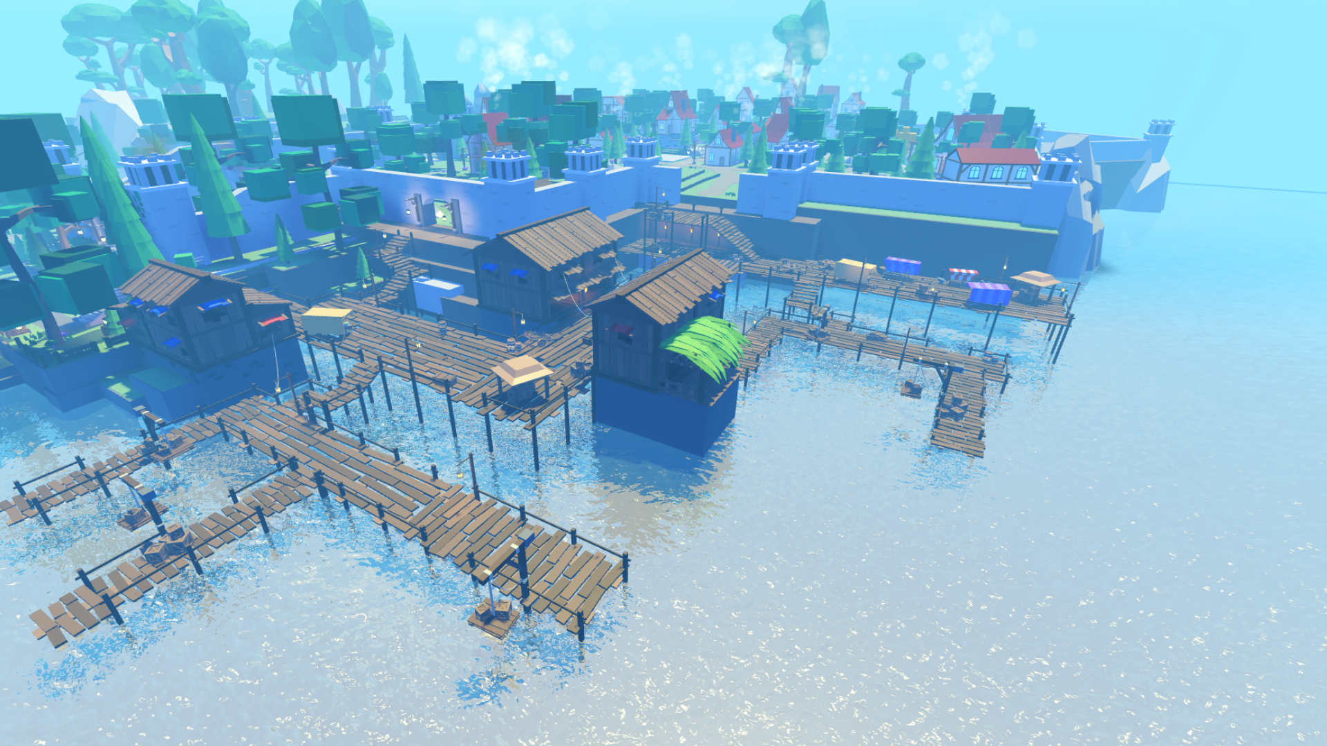 My second Low Poly Docks build - Creations Feedback - Developer Forum ...