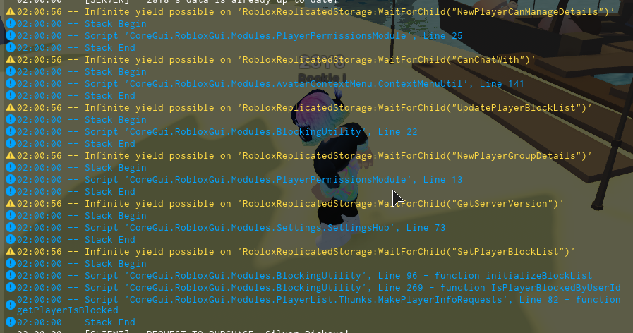 How Do I Prevent These Coregui Yields From Roblox Scripting Support Developer Forum Roblox