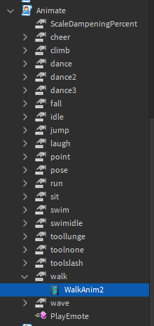 Animation trouble! how can i make my animation the walking animation? - Scripting Support ...