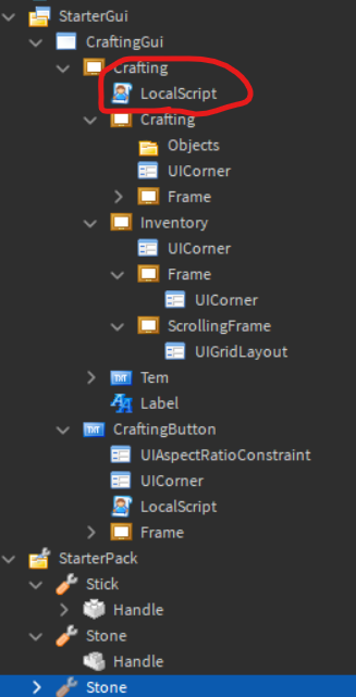 Trying to add stacking to my crafting system - Scripting Support - Developer Forum | Roblox
