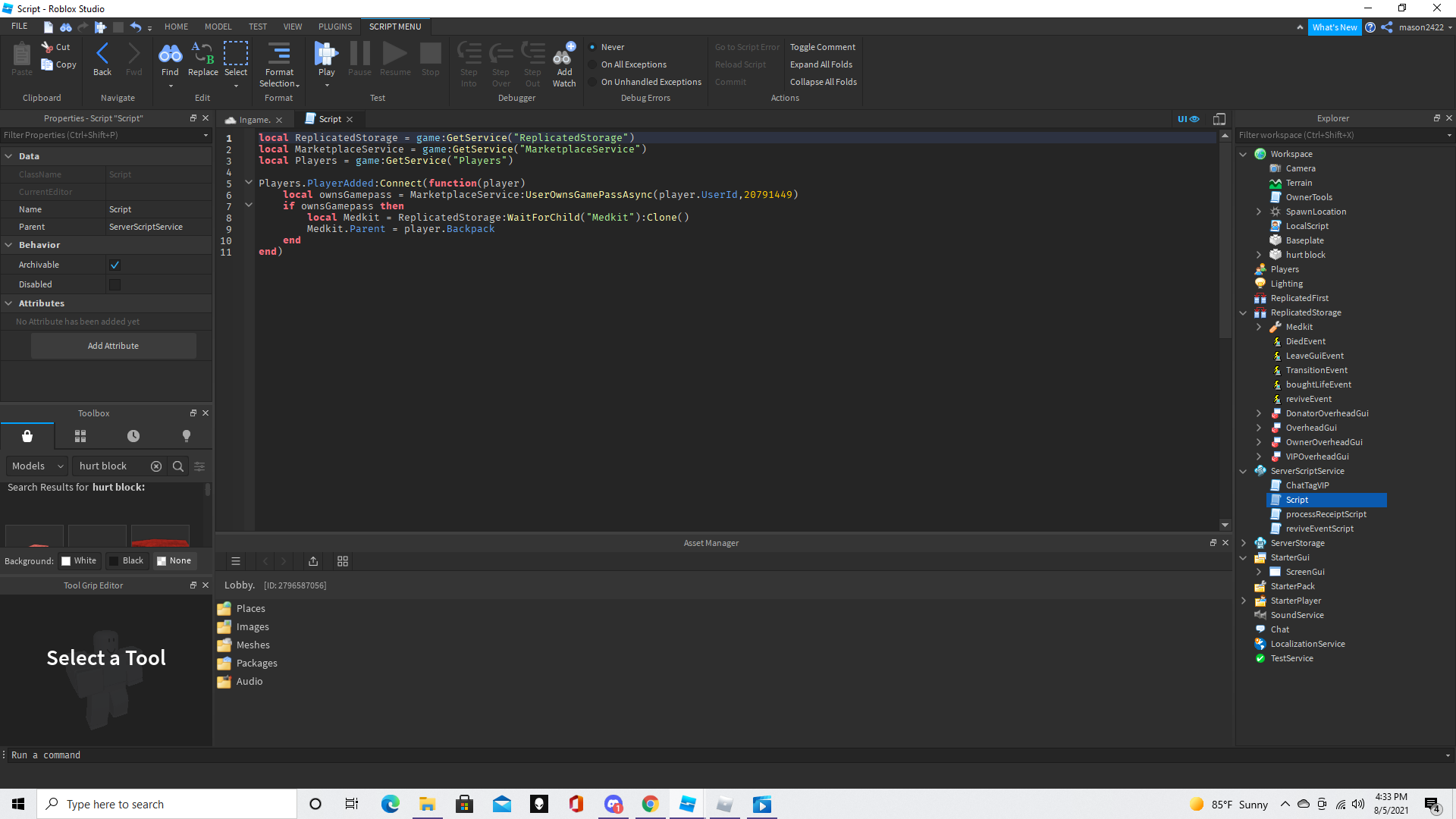 Why are my tools not working in replicated storage? - Scripting Support ...