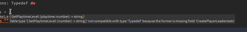 Cannot initialize a module method with Luau Types - Scripting Support ...