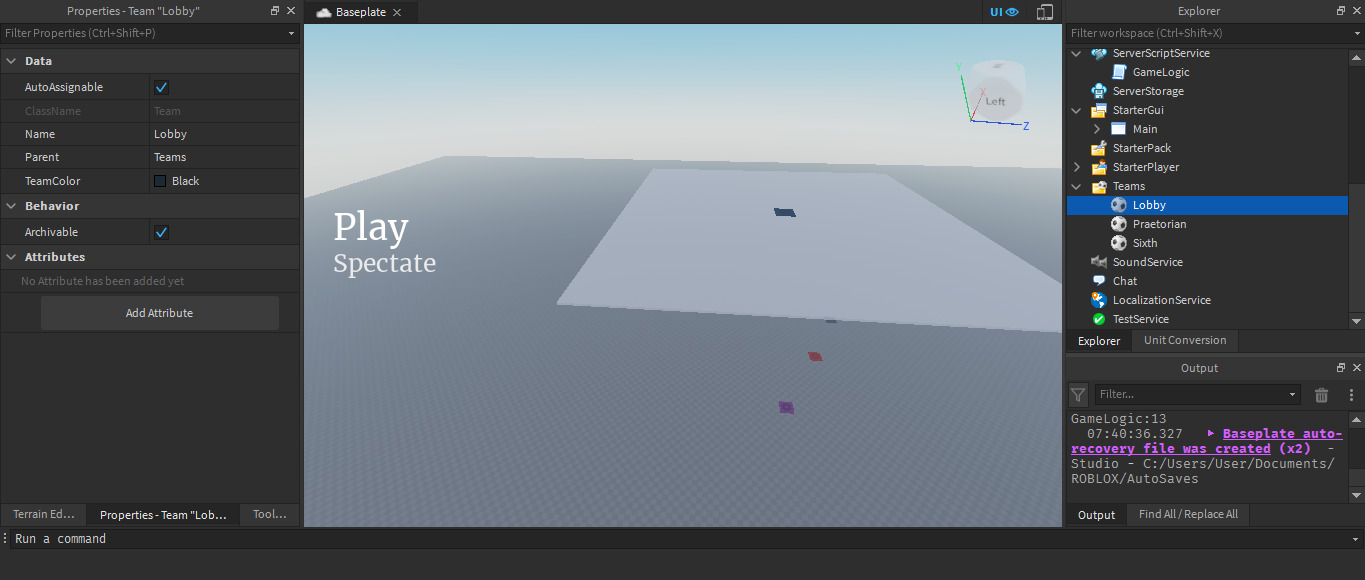 Why is my character not spawning at the correct location after choosing his team? - Scripting ...