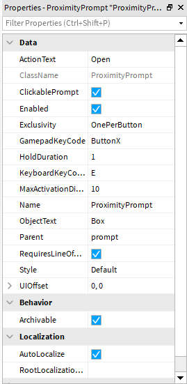 Proximityprompt Won T Open Even When Player Is Near Scripting Support Developer Forum Roblox