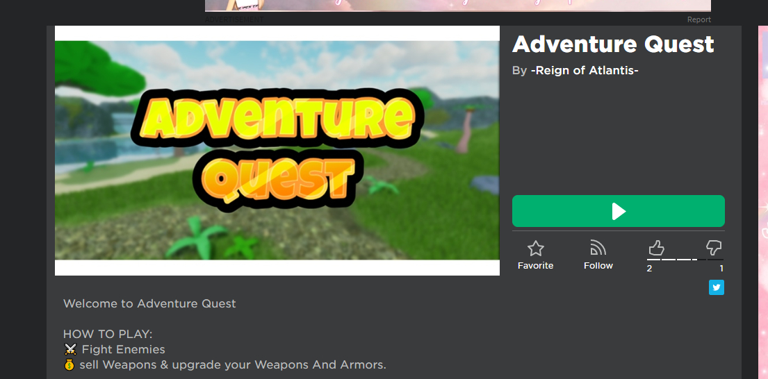 Adventure Quest - RPG Game - Creations Feedback - Developer Forum | Roblox