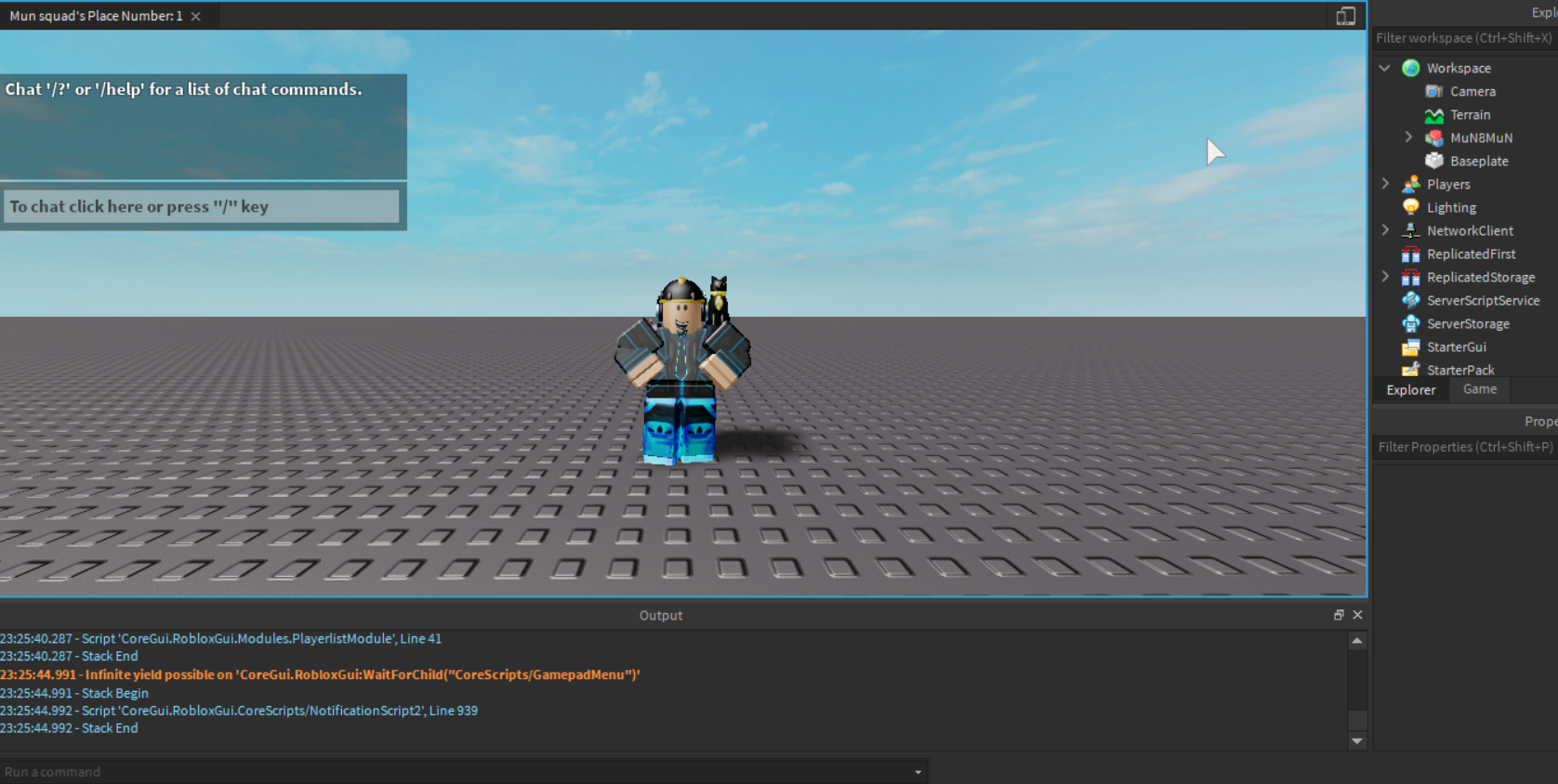 Pause menu, backpack and leaderboards not showing up in studio testing ...
