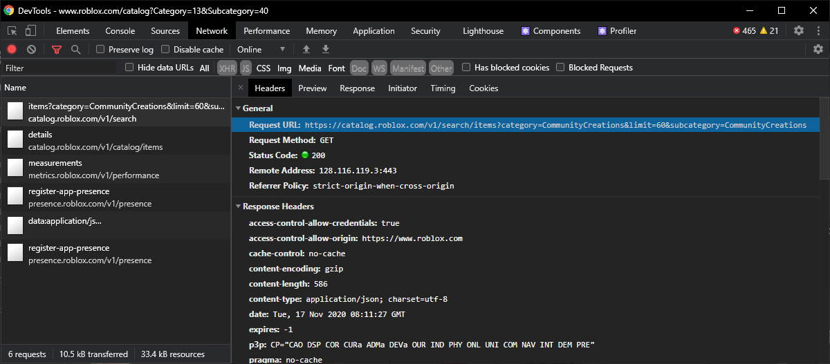 Get a table of the top catalog items using HTTP - Scripting Support ...