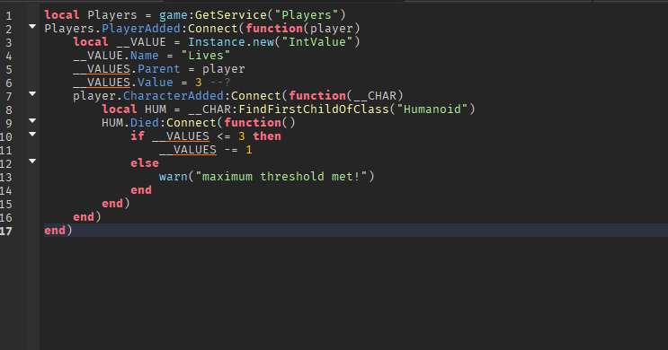 How would I check if the player died 3 times? - Scripting Support ...