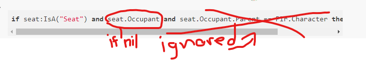 Script that checks occupants in seats is not working - Scripting Support - Developer Forum | Roblox