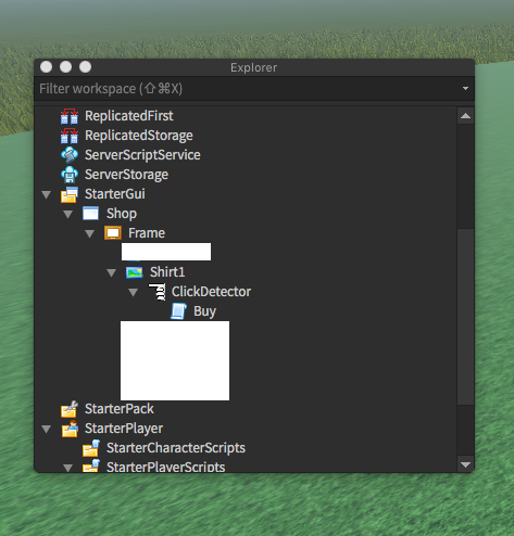 Buy-Shirt Button not working - Scripting Support - Developer Forum | Roblox