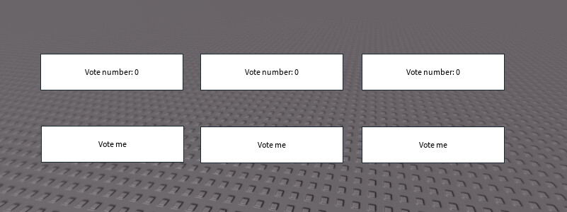 Code issues - Vote system - Scripting Support - Developer Forum | Roblox