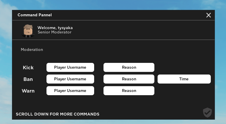 Admin Pannel, Warning System, Announcement & More GUI Feedback (No ...