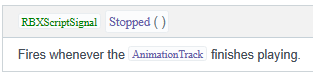 AnimationTrack.Stopped:Wait() - Scripting Support - Developer Forum | Roblox