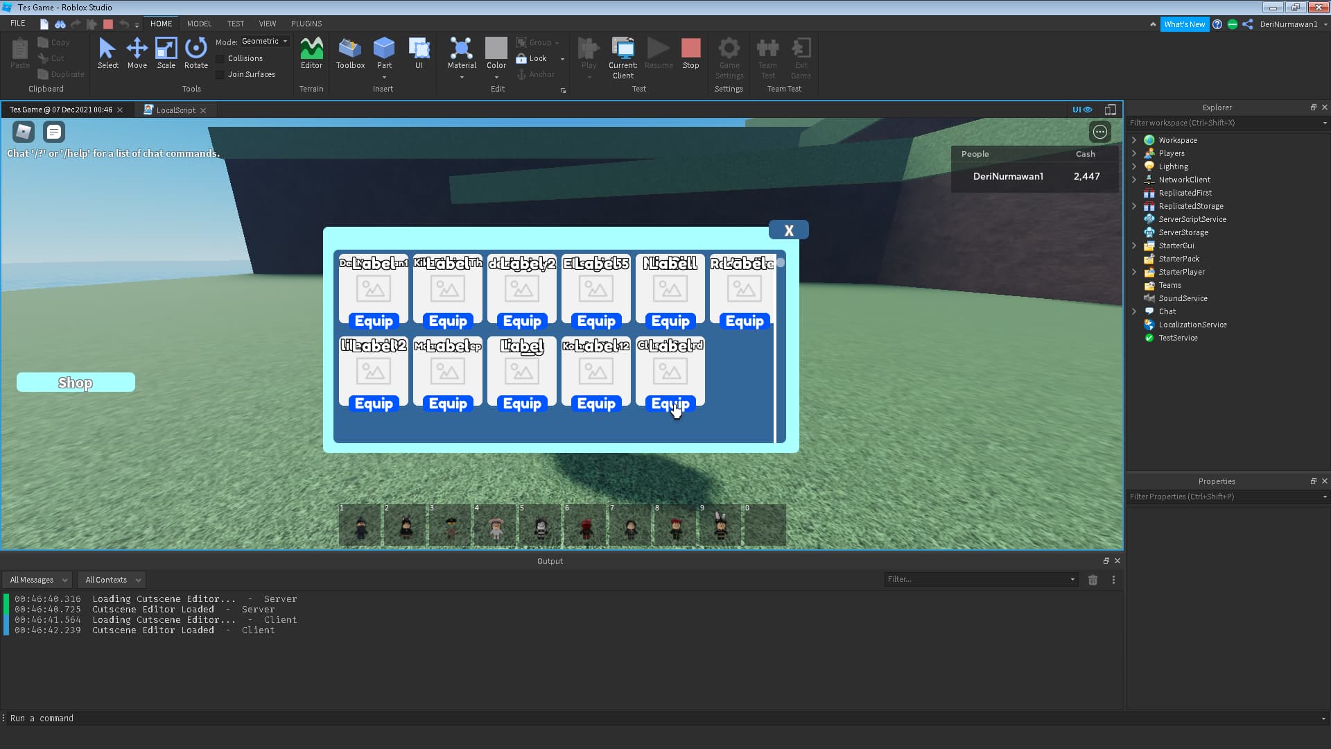 Does anyone know about this. "TextButton" Template:Clone() - Scripting Support - Developer Forum ...