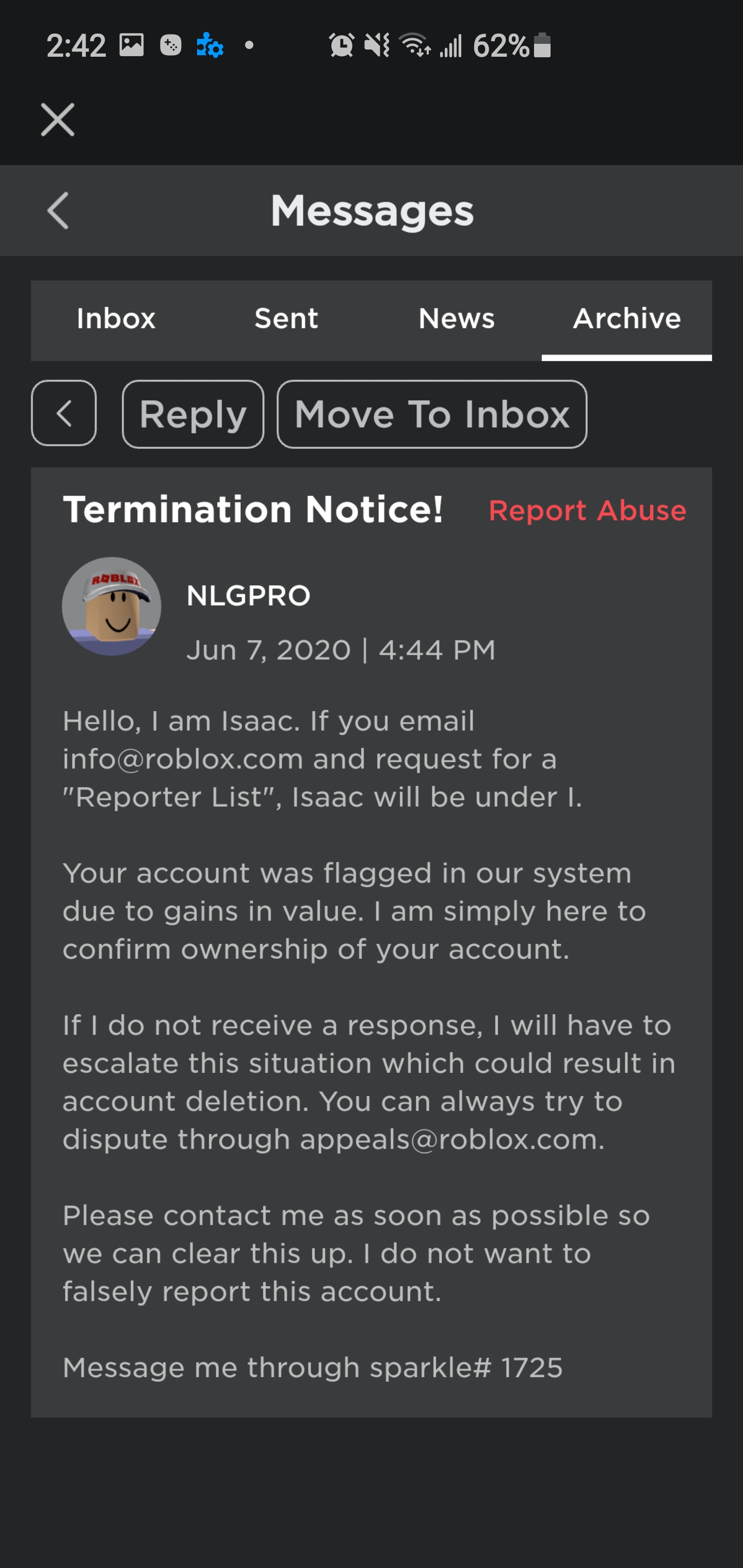 Roblox limited scam, article on DevForum disappeared? - Forum Help ...