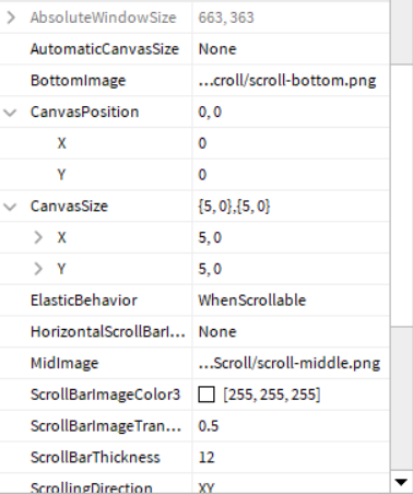Middle of ScrollingFrame? - Scripting Support - Developer Forum | Roblox