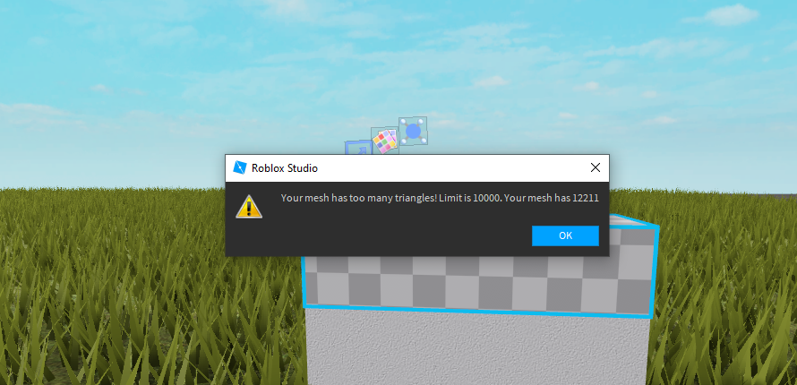 Blender Exported Models Have Too Many Triangles Building Support Developer Forum Roblox 
