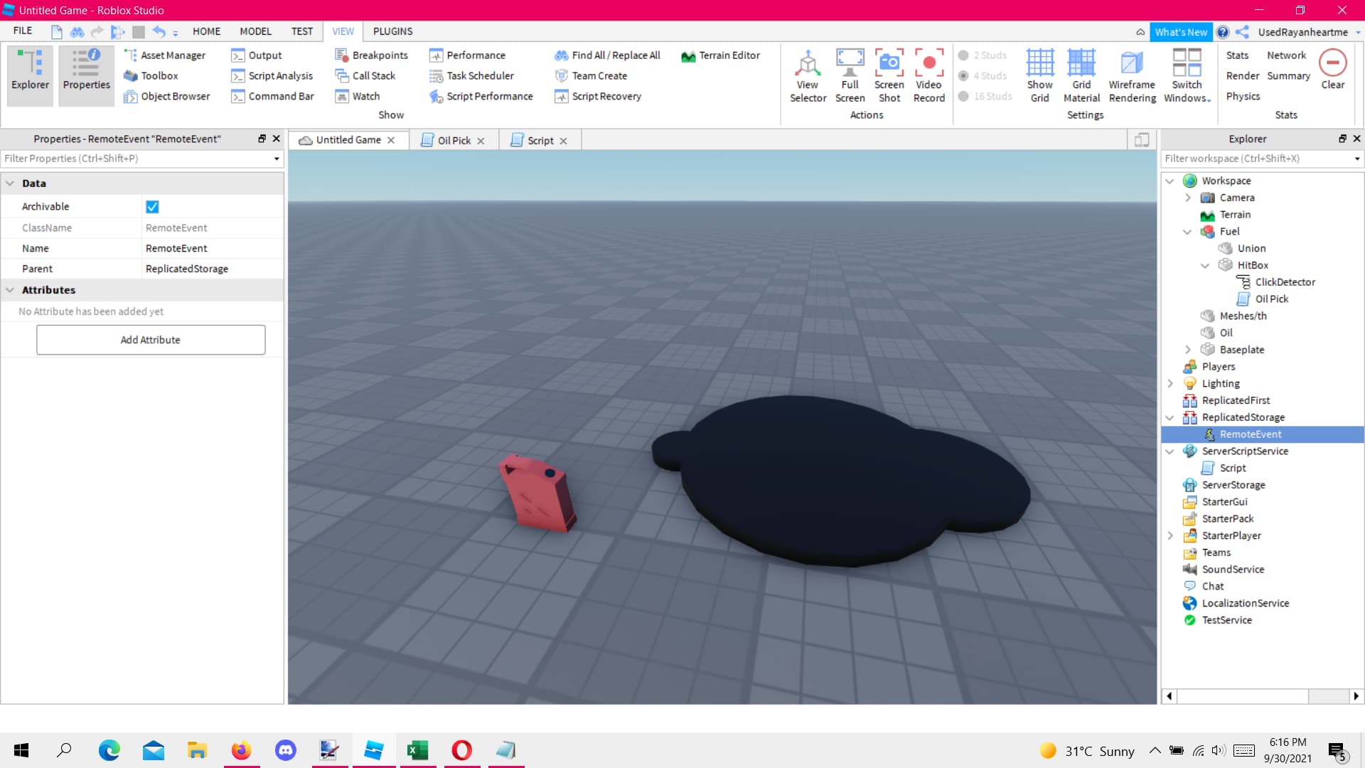 How to fix this error RemoteEvents is not a valid member of ReplicatedStorage “ReplicatedStorage ...
