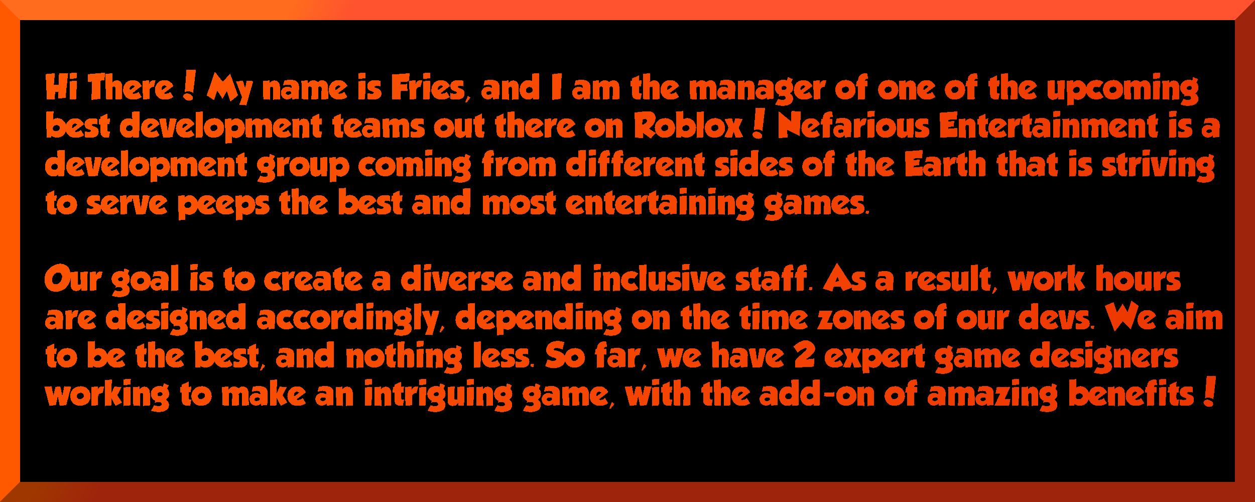 // CLOSED // Nefarious Entertainment is looking for Modellers/Builders! - Recruitment ...