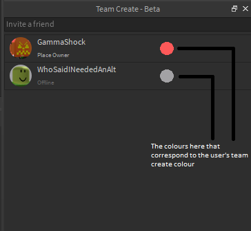 Is there a way to get team create color? - Scripting Support ...