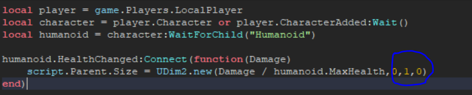 Health Bar Glitching Out Horizontal Instead of Vertical Which I wanted - Scripting Support ...