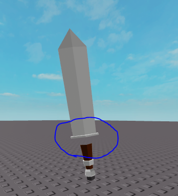 Sword model exported to Roblox with missing part! - Building Support ...