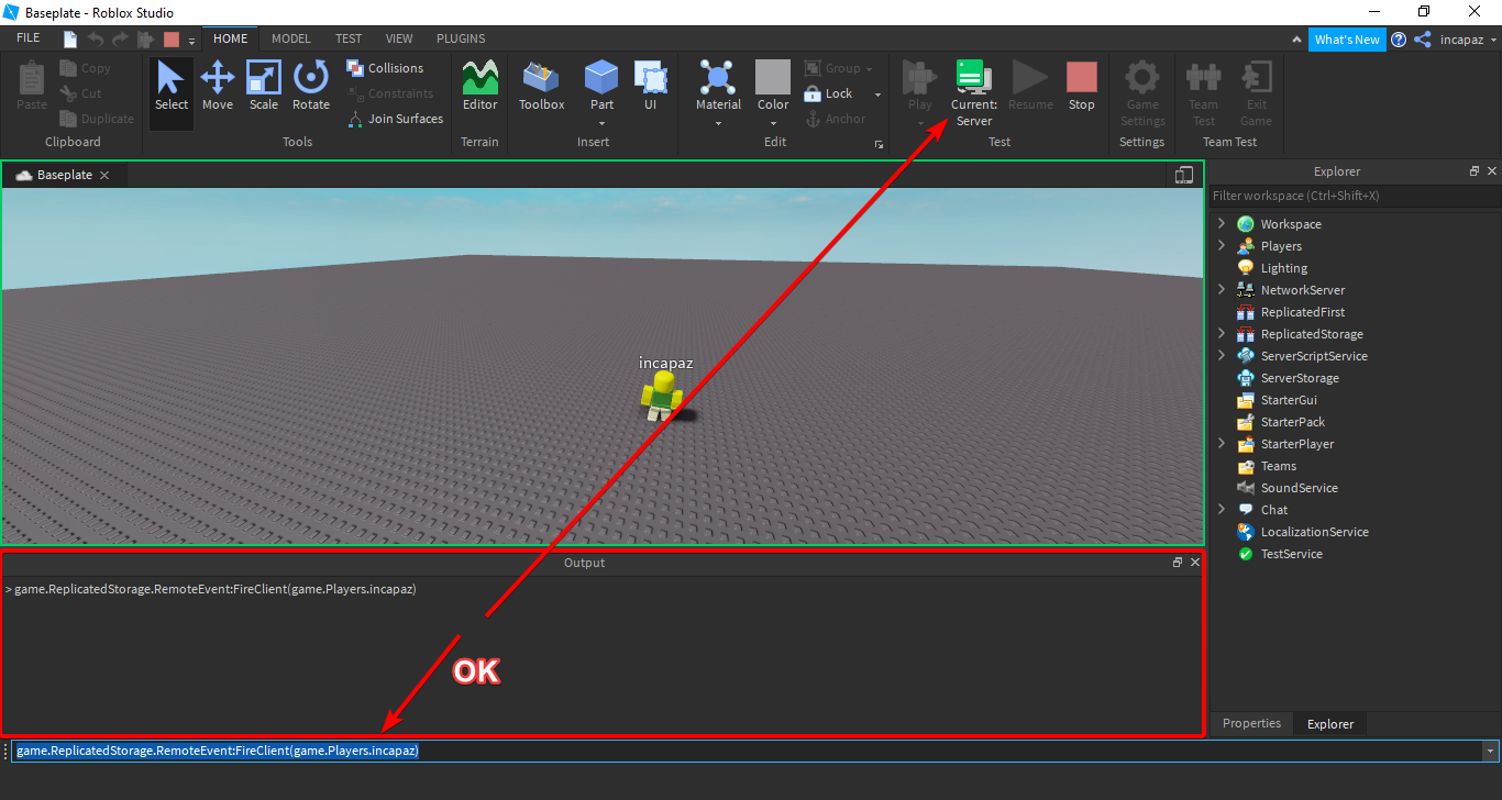 Server Client Issues Scripting Support Developer Forum Roblox