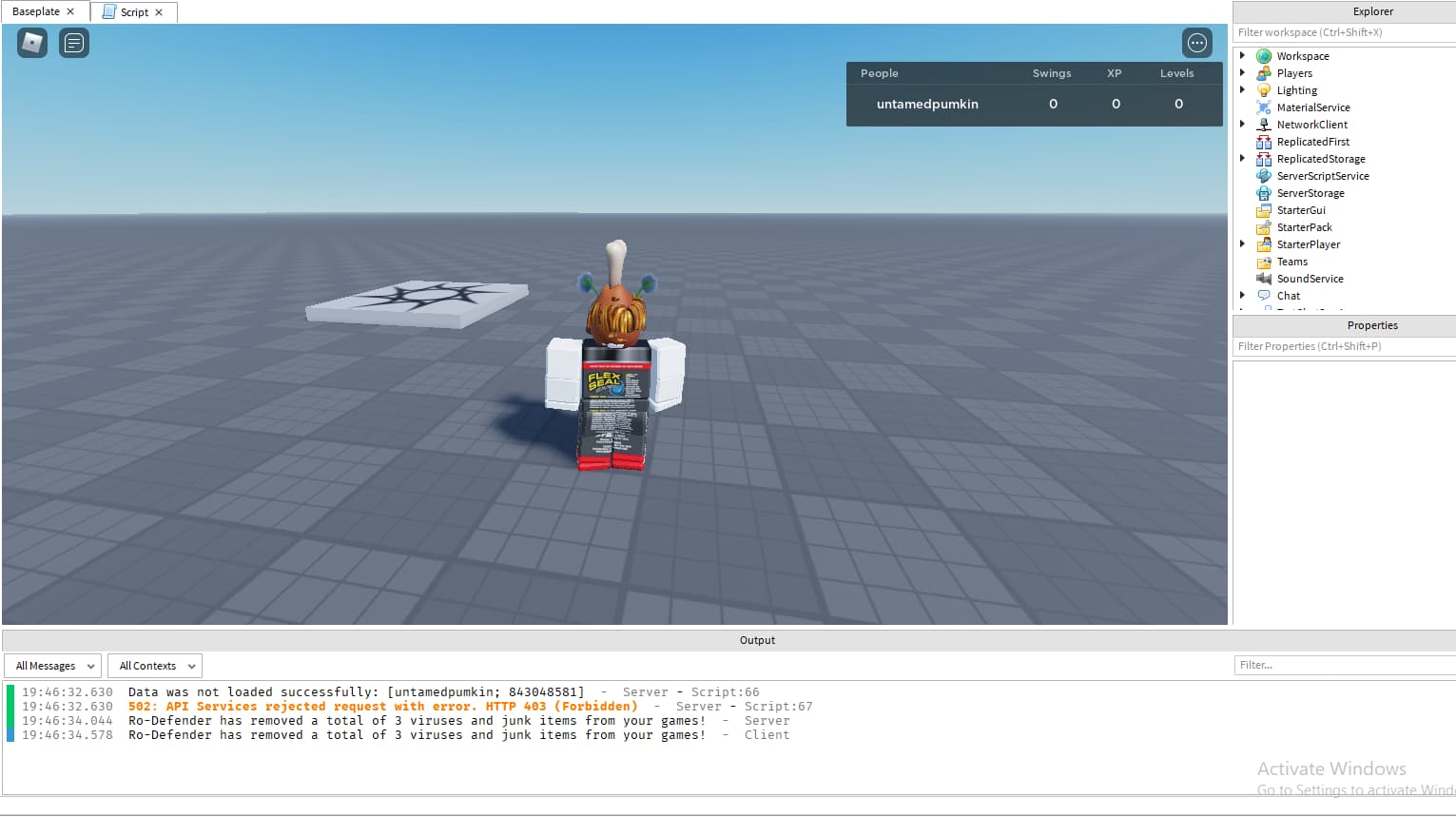 Billboardgui Serverside Help Scripting Support Developer Forum Roblox 4896