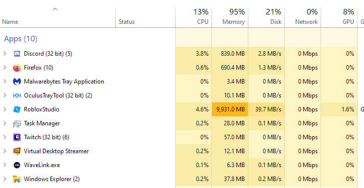 Help! Huge memory leak (10+GB) in my code! - Scripting Support - Developer Forum | Roblox