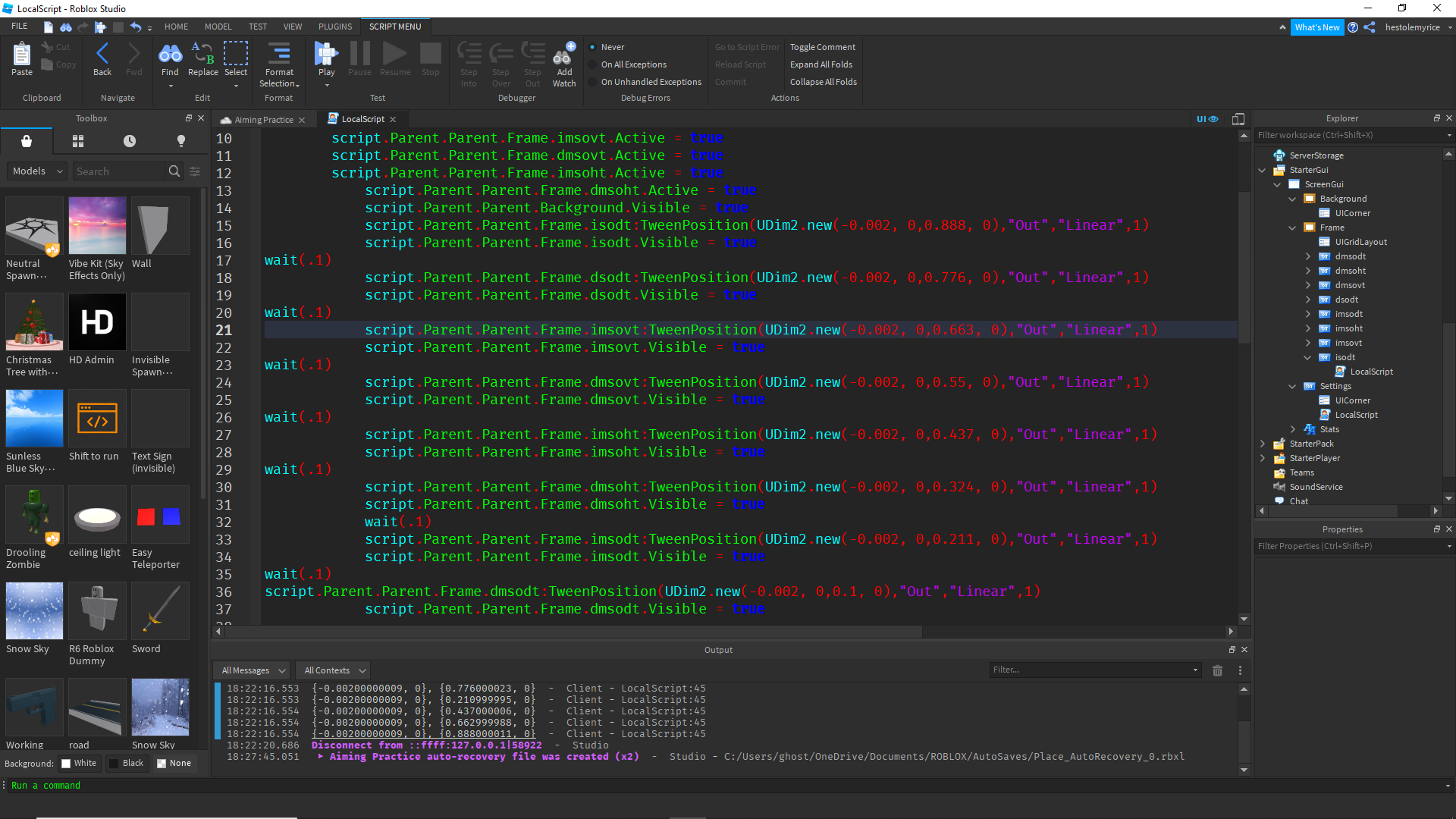 Tween Gui while there is UiGridLayout - Scripting Support - Developer Forum | Roblox