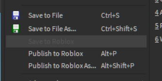 Allow 'Save to Roblox' from local file - Studio Features - Developer ...