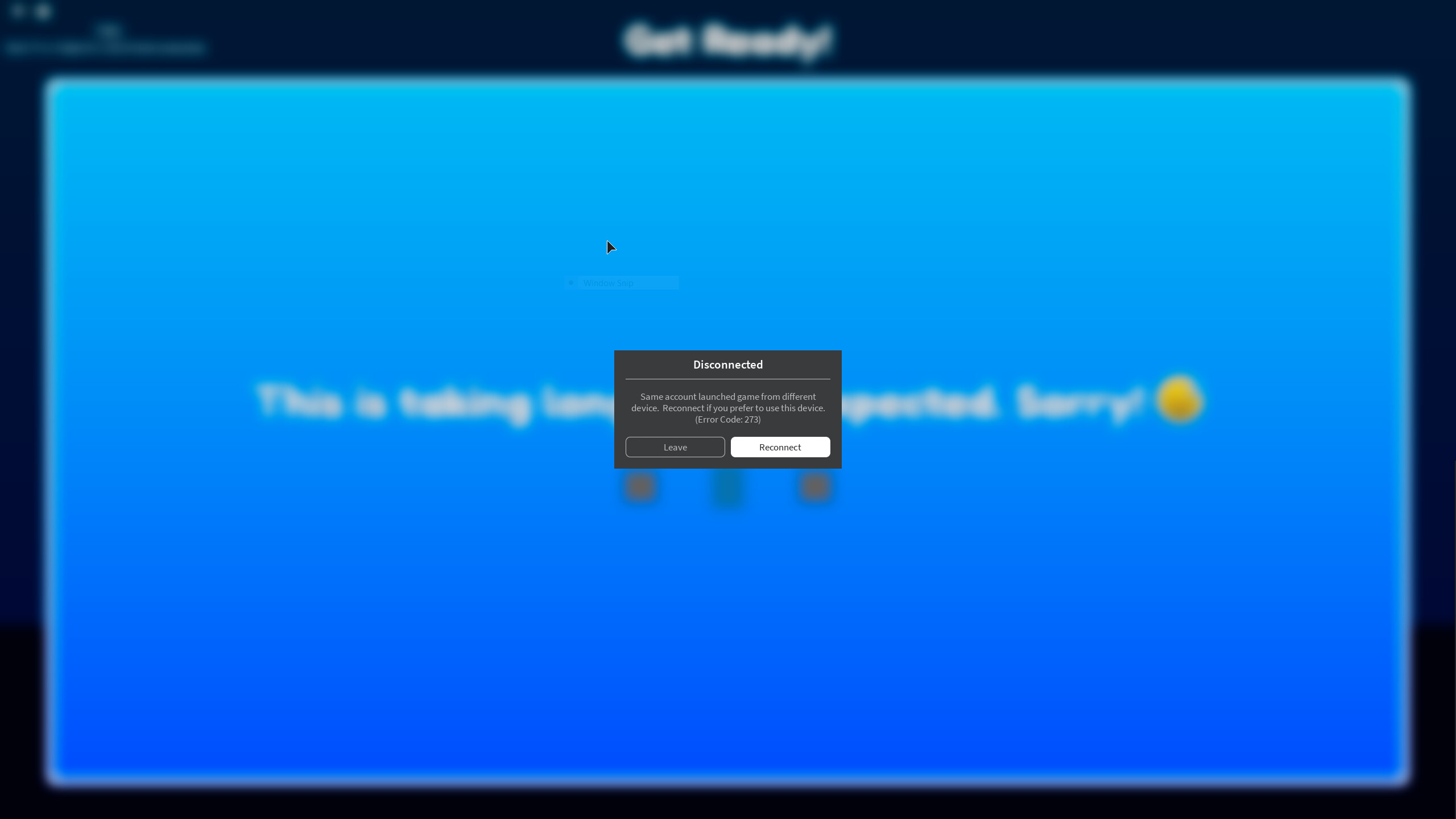 TeleportService Kicking Players From Game Error Code 273 Engine TeleportService Kicking Players From Game Error Code 273 Engine