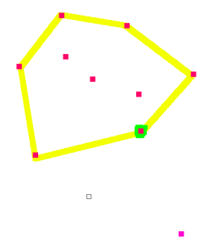 Get points on a 2D convex hull visible to an outside point - Scripting Support - Developer Forum ...
